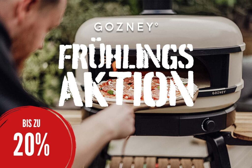 Gozney Frühlingsaktion – bis zu 20% Rabatt auf Pizzaöfen
