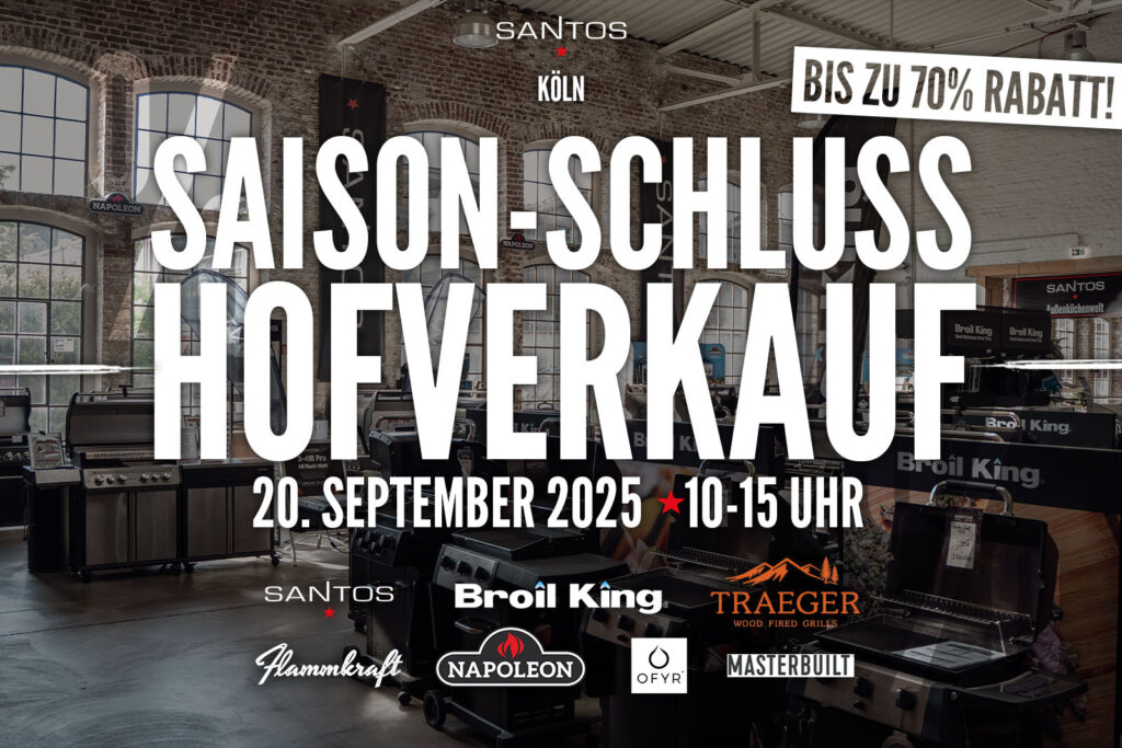 SANTOS Saison-Schluss-Hofverkauf am 20.09.2025 in Köln