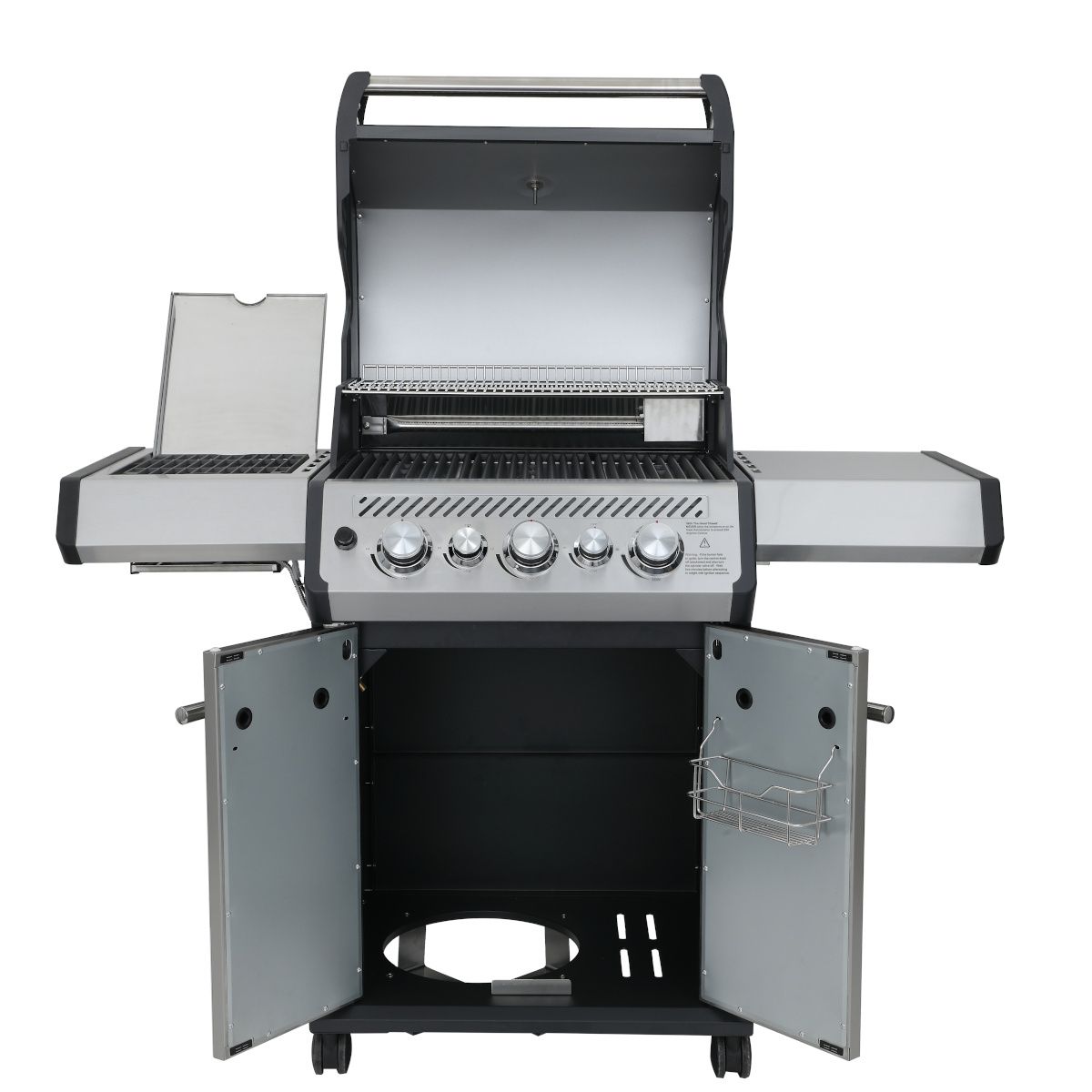 Santos Gasgrill S 318 Schwarz 3 Hauptbrenner 800 °c Grillzone