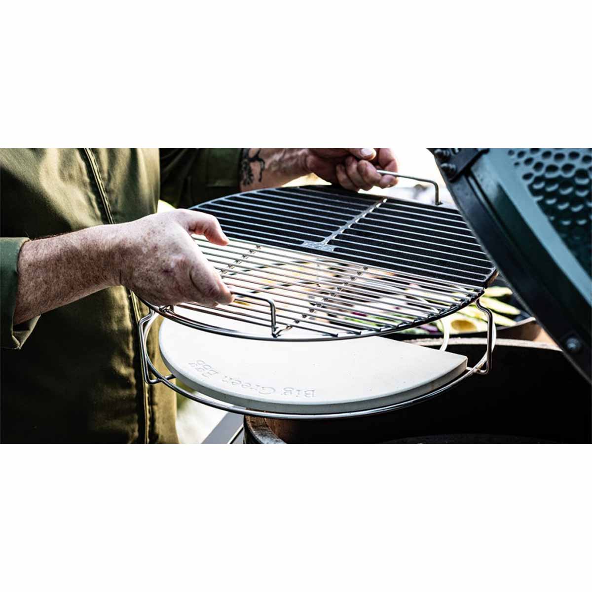 Big Green Egg ConvEGGtor-Stein, halbrund für L | 121035