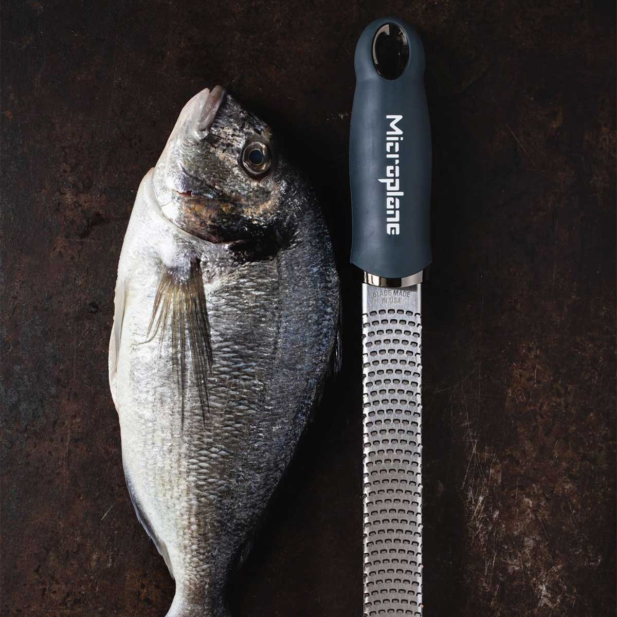 Microplane Premium Reibe / Anthrazit Grau